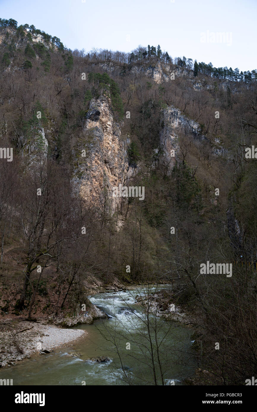 Beautiful mountain scenery . Guam gorge. Krasnodar region Stock Photo ...