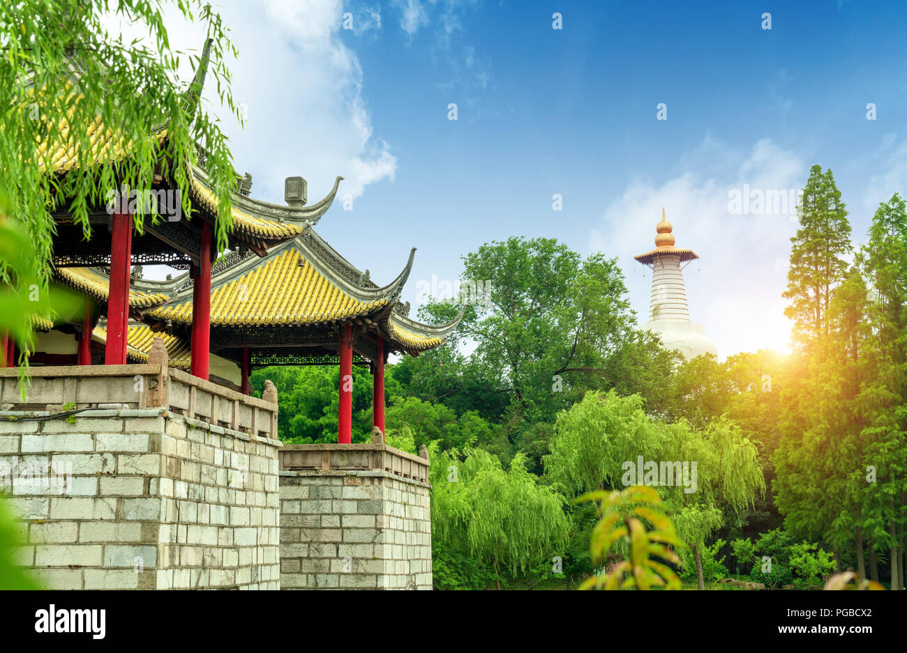 Wuting Bridge, also known as the Lotus Bridge, is a famous ancient ...