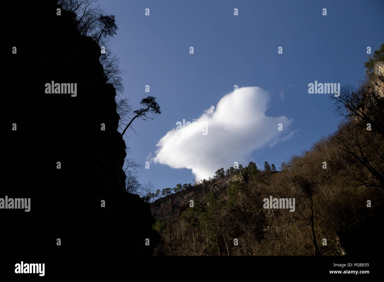 Beautiful mountain scenery . Guam gorge. Krasnodar region Stock Photo ...