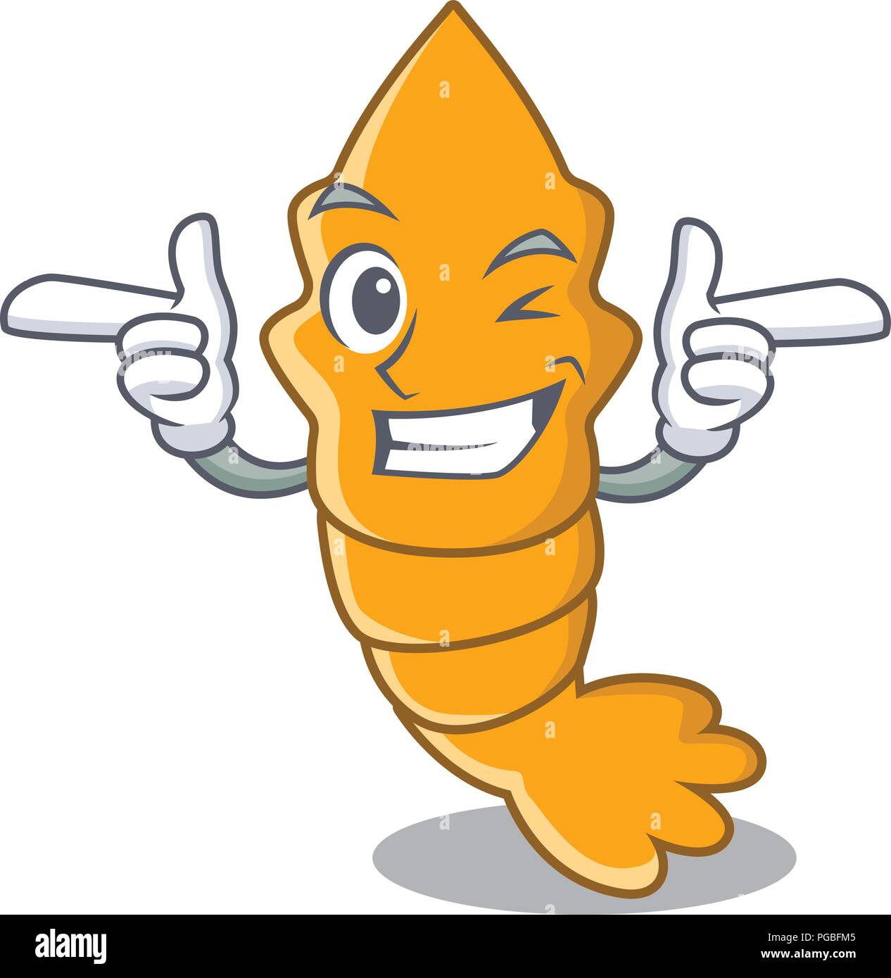 Winking prawn Stock Vector Images - Alamy