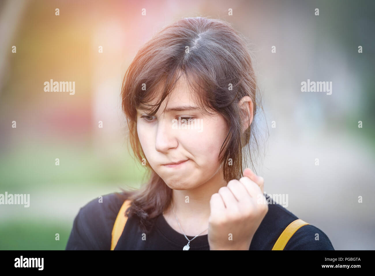 Displeased face hi-res stock photography and images - Alamy