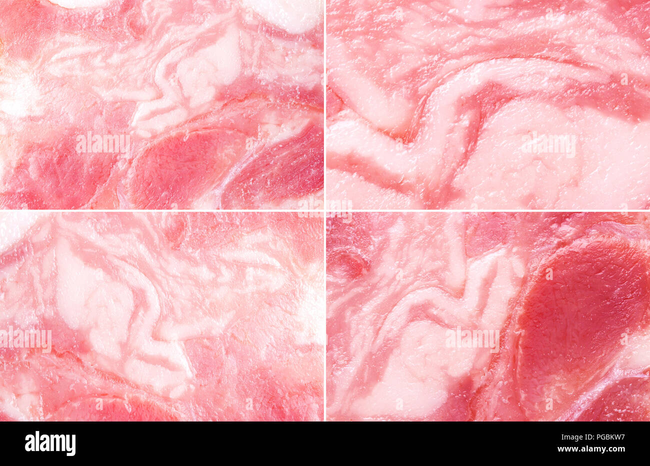 Texture of ham, meat background Stock Photo - Alamy