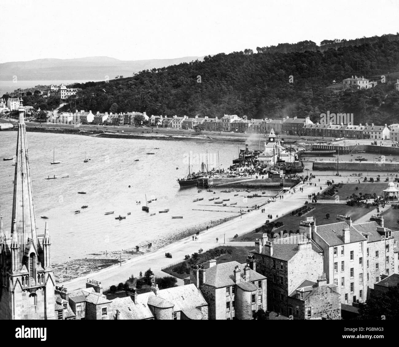 Rothesay harbour Black and White Stock Photos & Images - Alamy