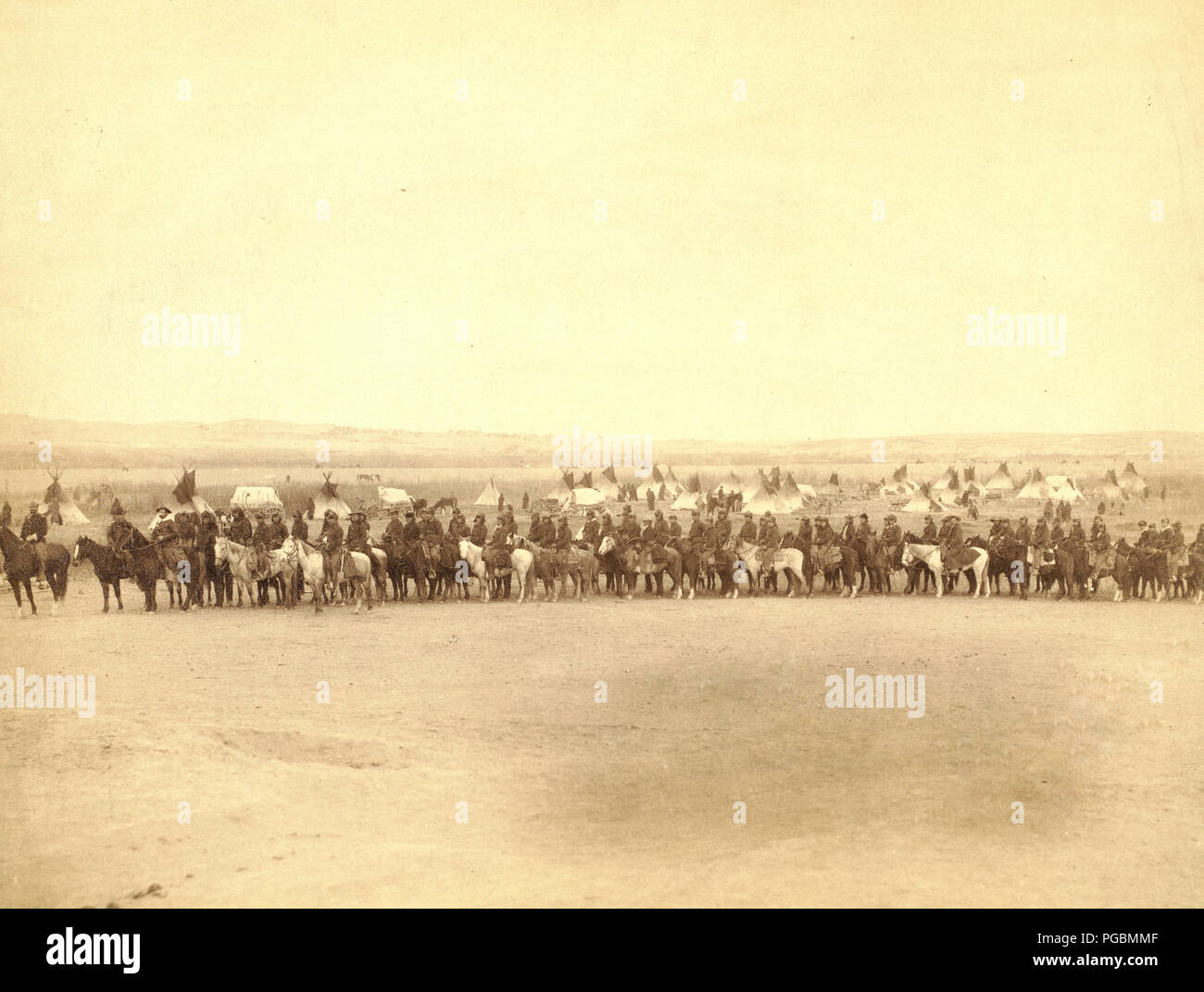 Lakota tipi camp hi-res stock photography and images - Alamy