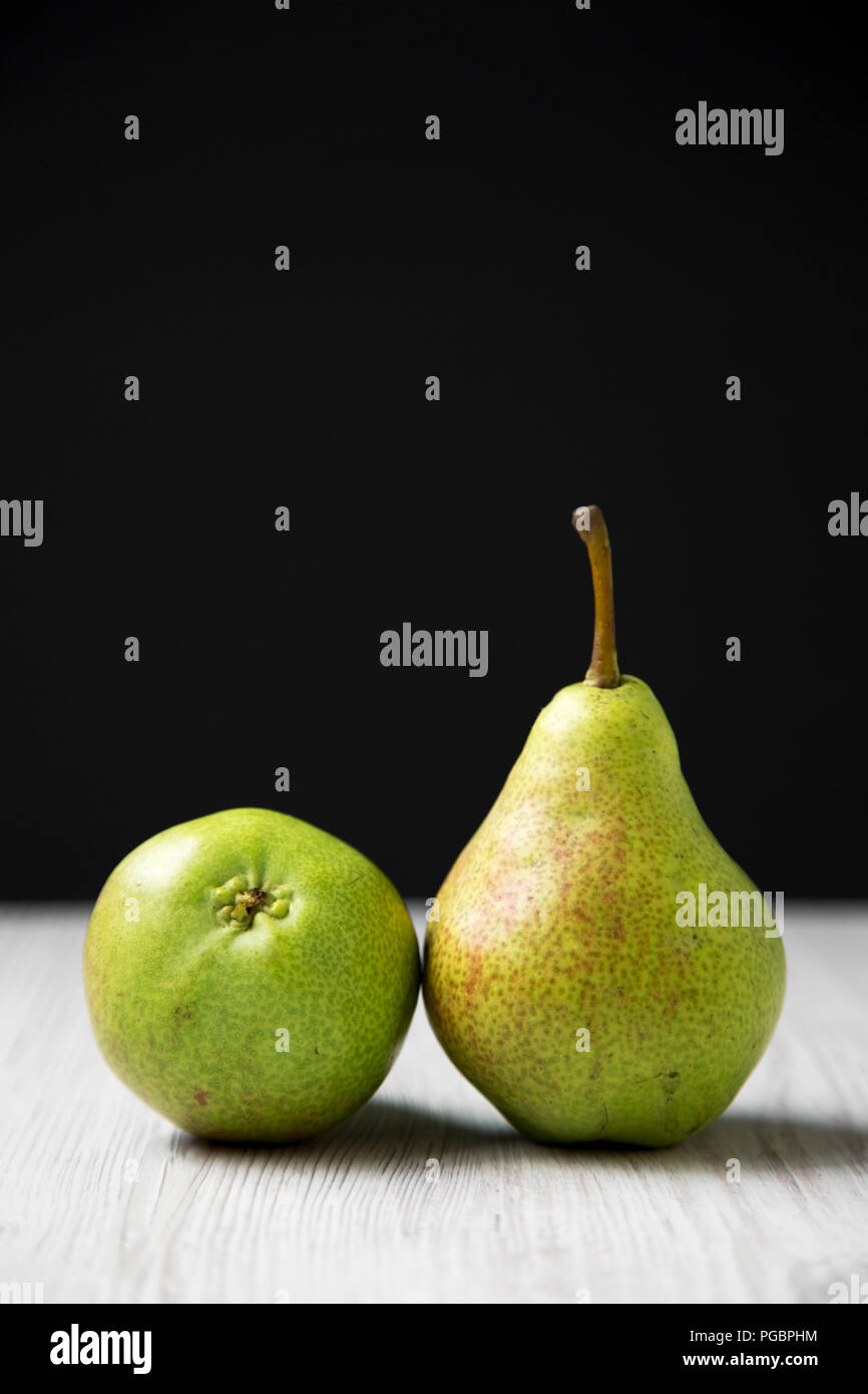 Tasty pears, side view. Close-up Stock Photo - Alamy