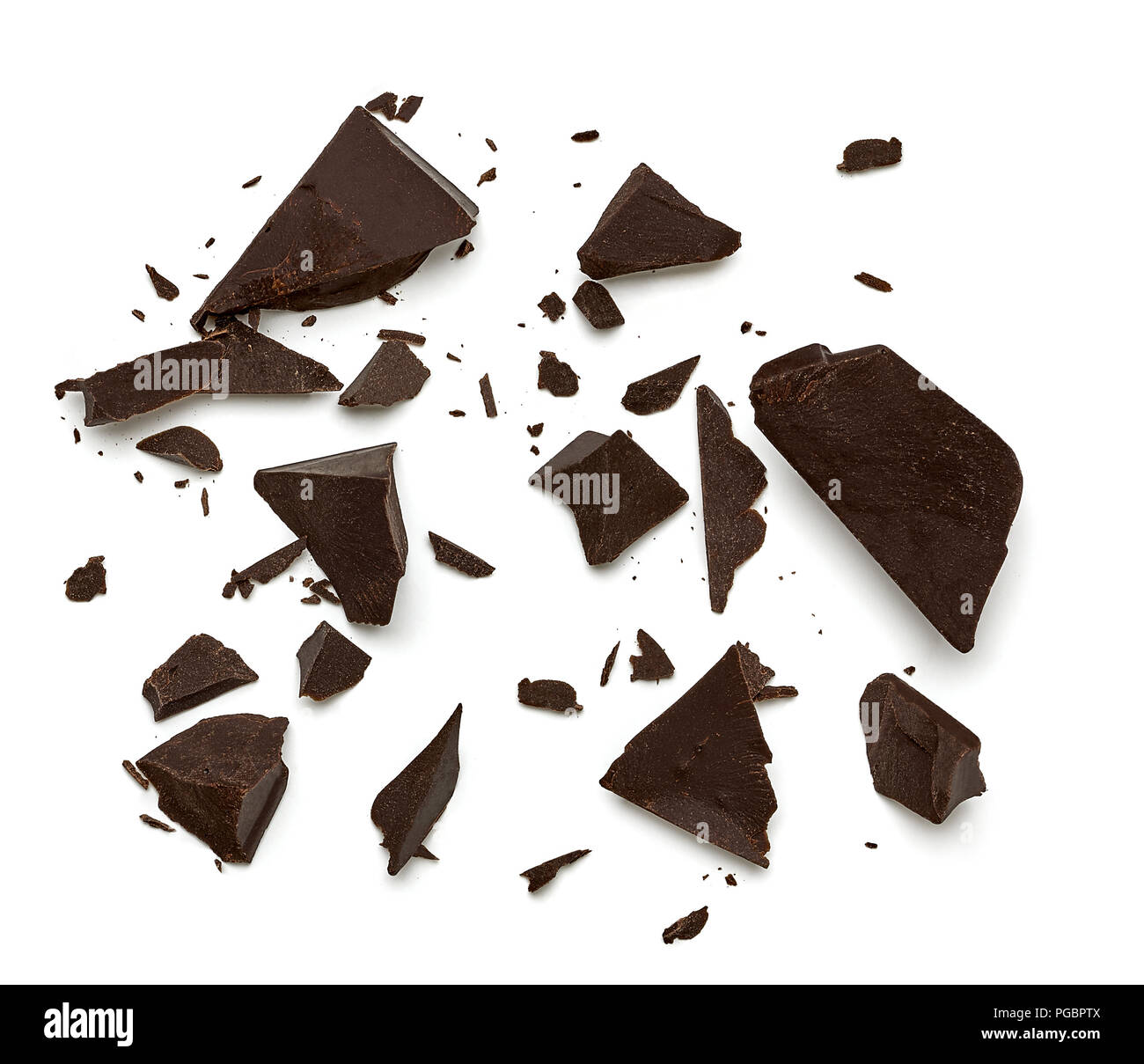 Broken chocolate hi-res stock photography and images - Alamy
