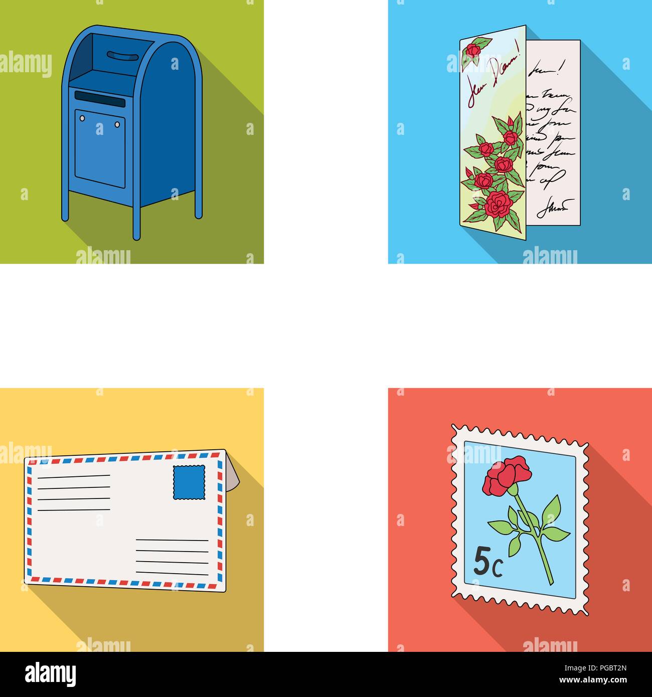 box,card,collection,correspondence,envelope,flat,flower,greeting,icon ...