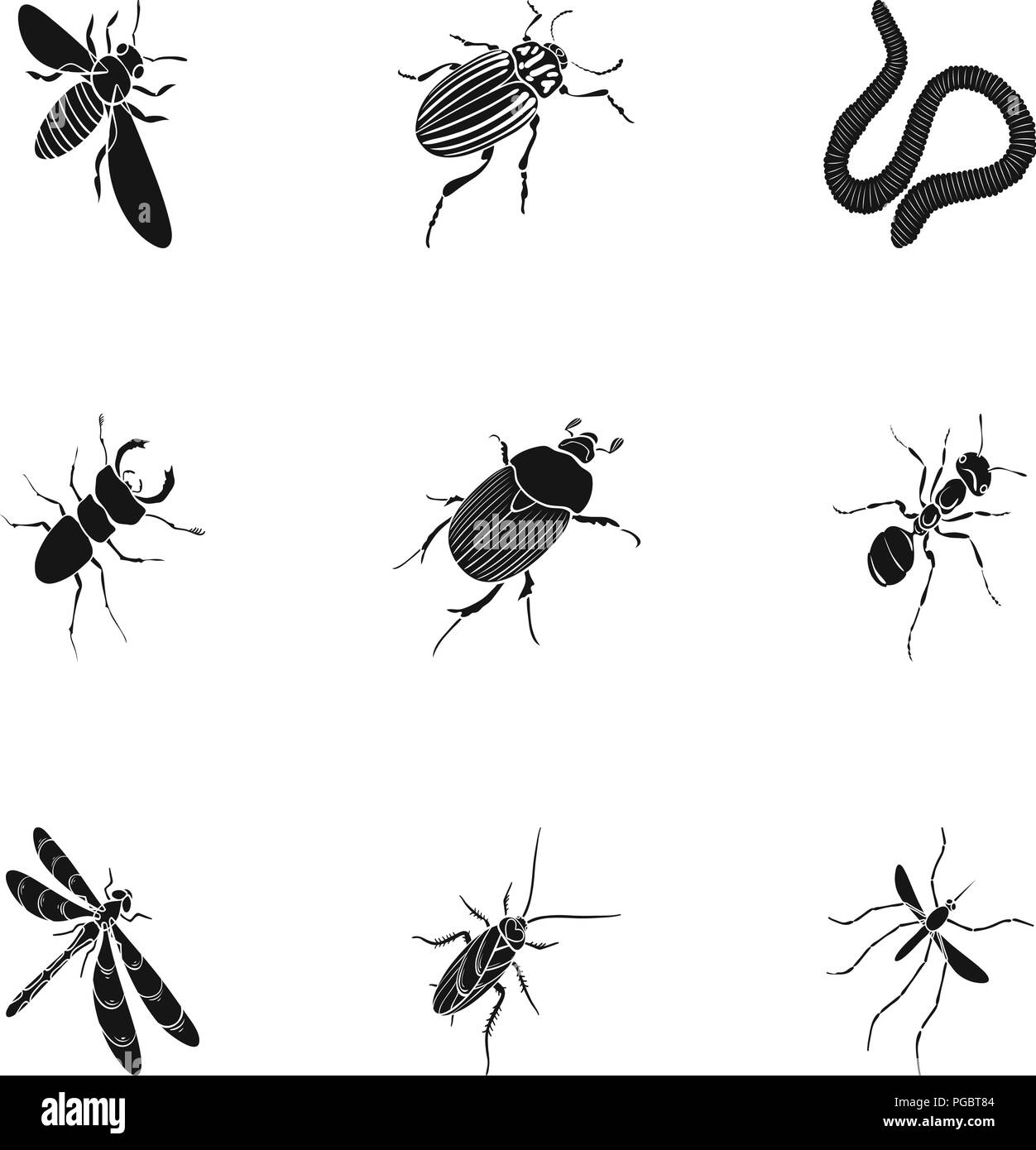 Hymenoptera bee Stock Vector Images - Alamy