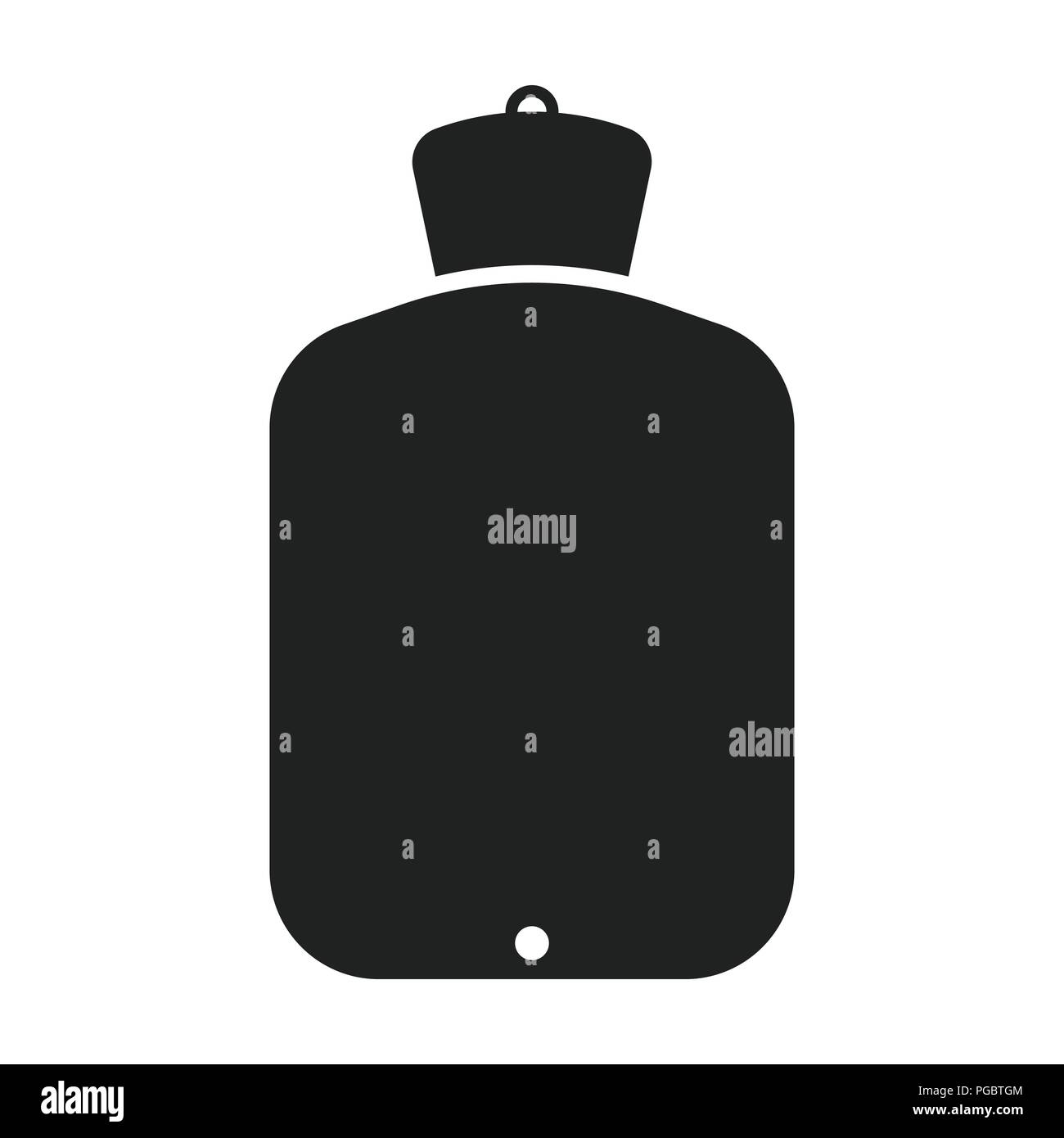 Warmer icon in black style isolated on white background. Medicine and ...