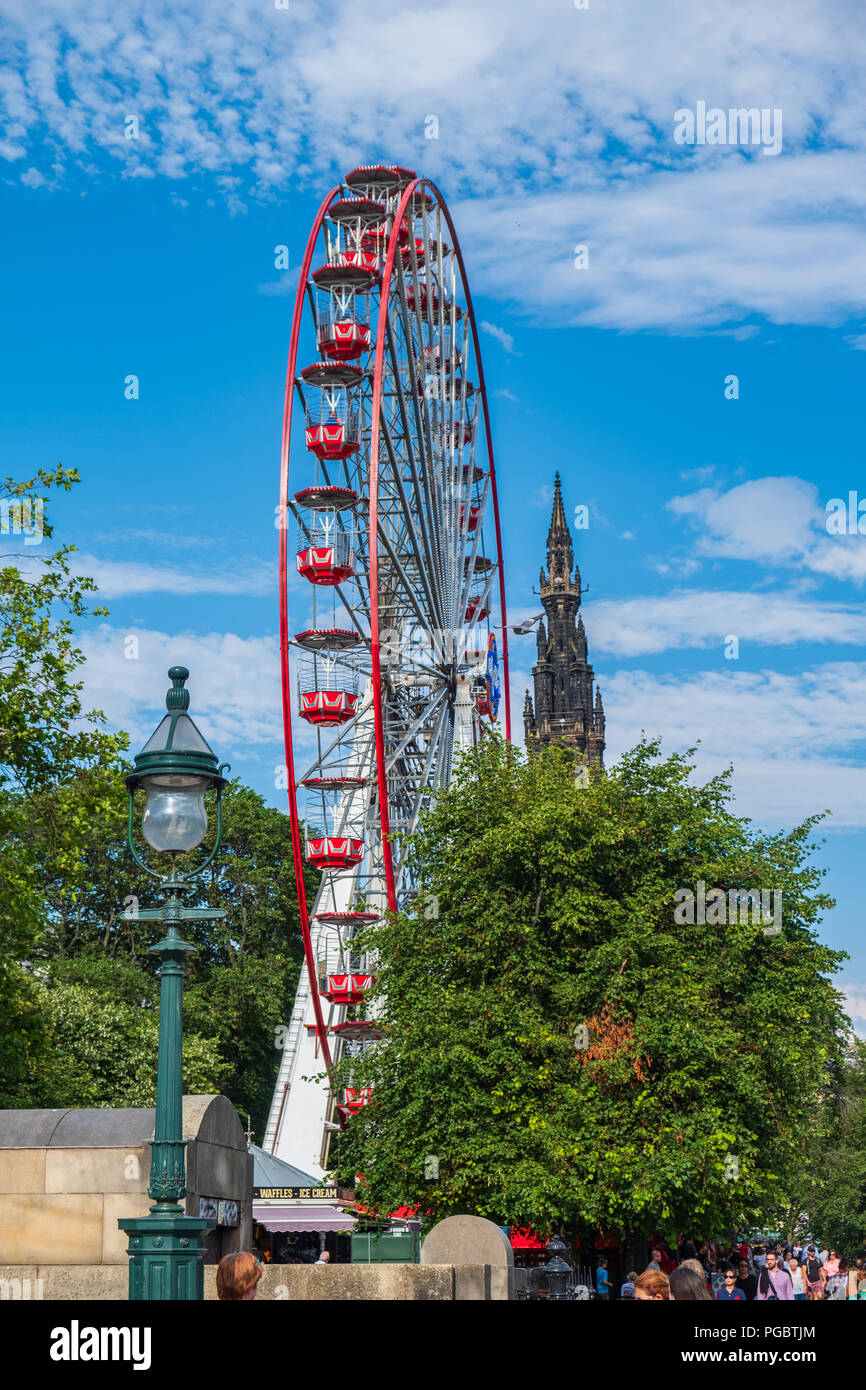 Edinburgh ferris wheel hi-res stock photography and images - Alamy