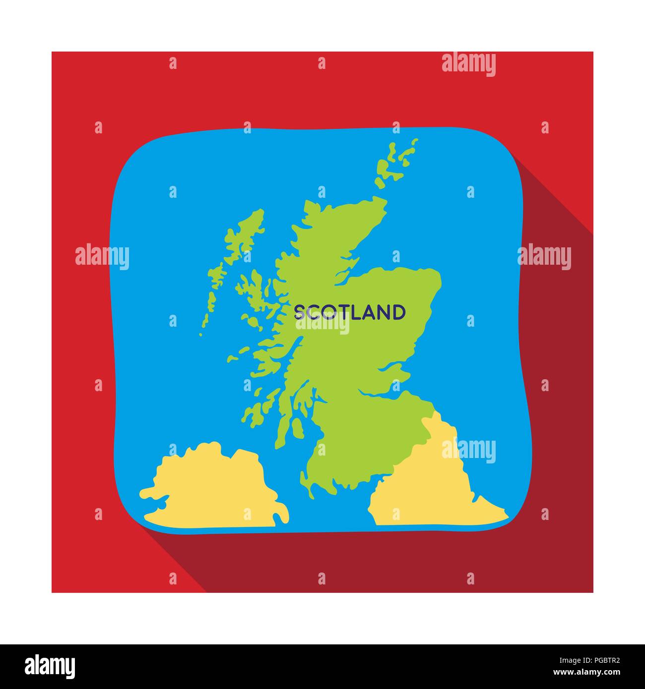 Map of united kingdom provinces hi-res stock photography and images - Alamy