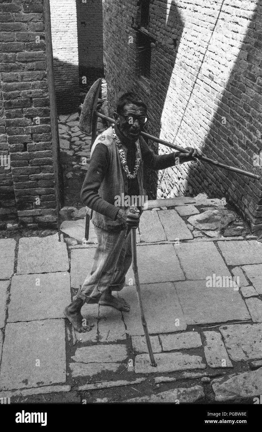 Gai Jattra festival procession Stock Photo - Alamy