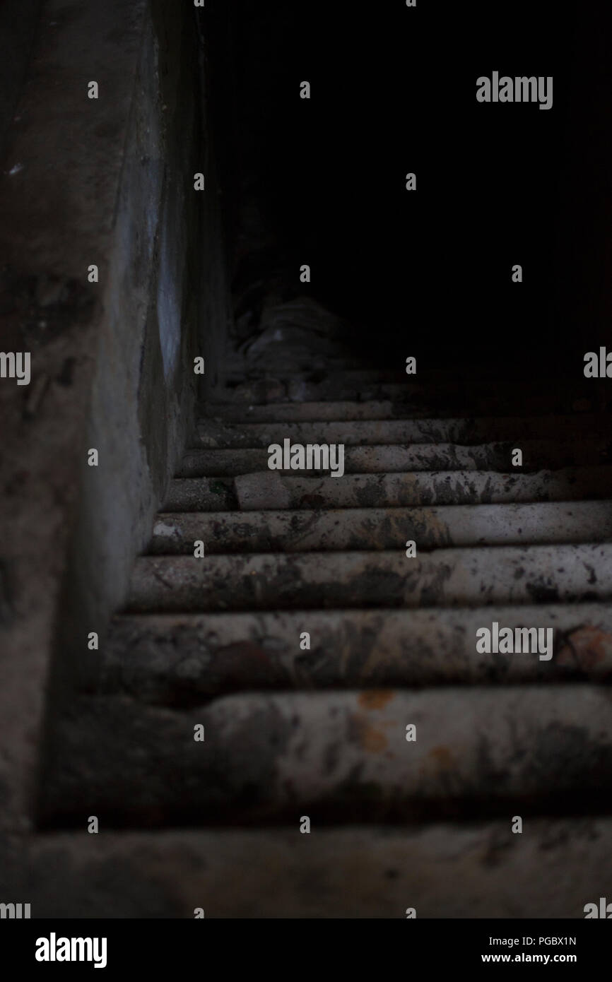 Dark steps hi-res stock photography and images - Alamy