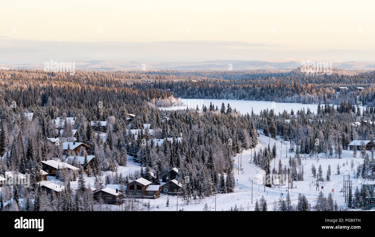 Ruka tourist resort hi-res stock photography and images - Alamy