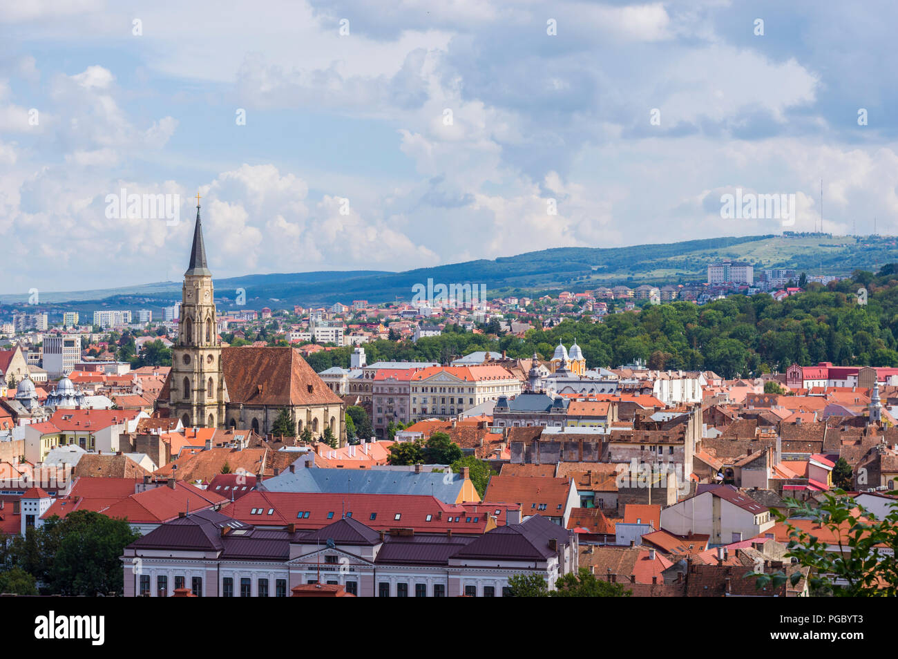 Cityscape of Cluj-Napoca, Transylvania, Romania Stock Photo - Alamy