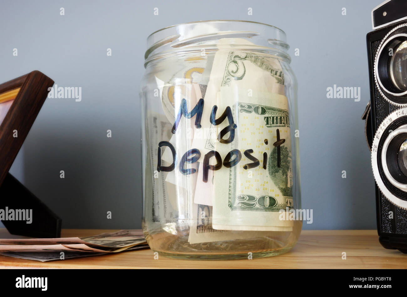 Money jar hi-res stock photography and images - Alamy
