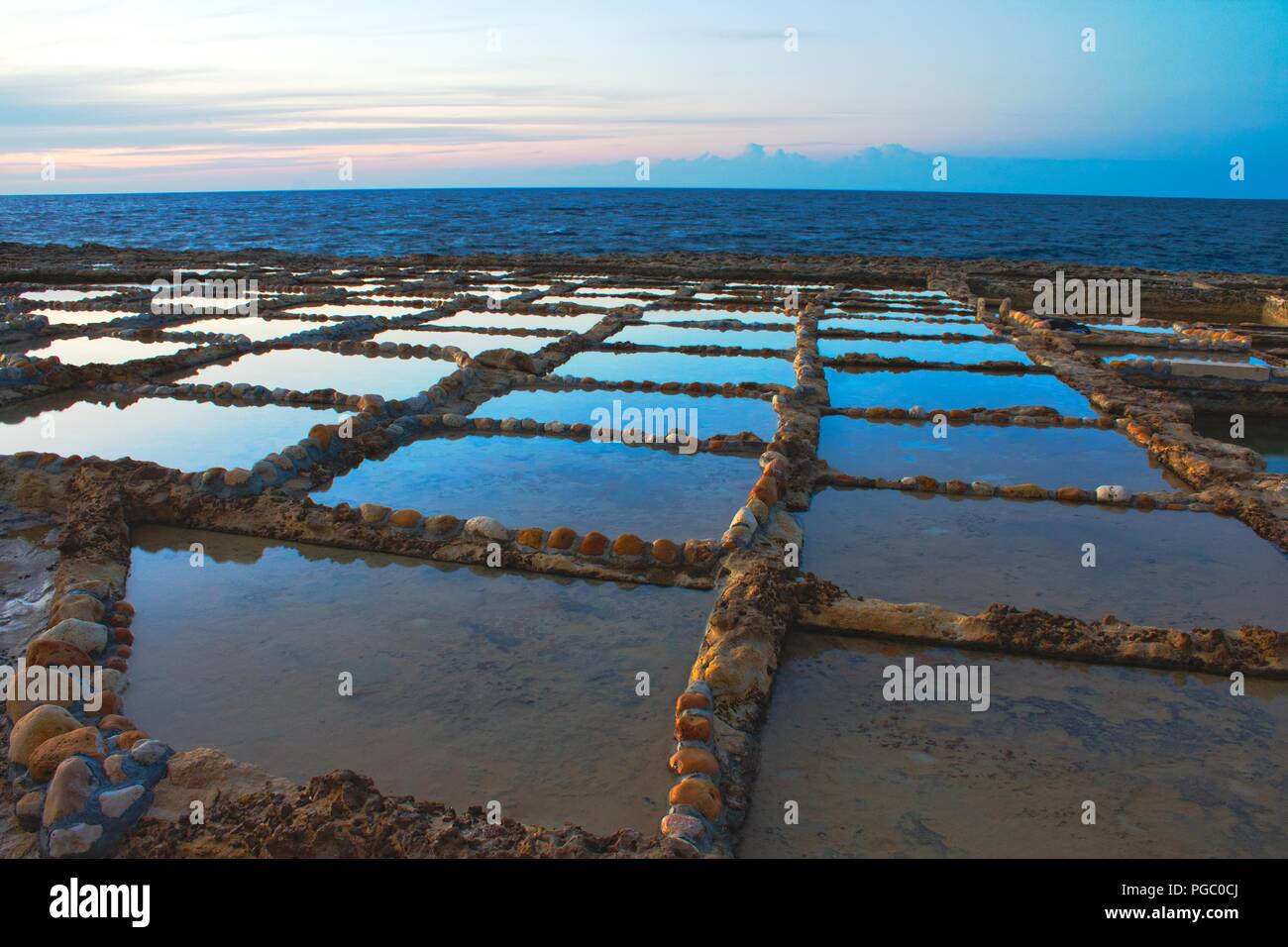 Rock cut saltpans hi-res stock photography and images - Alamy