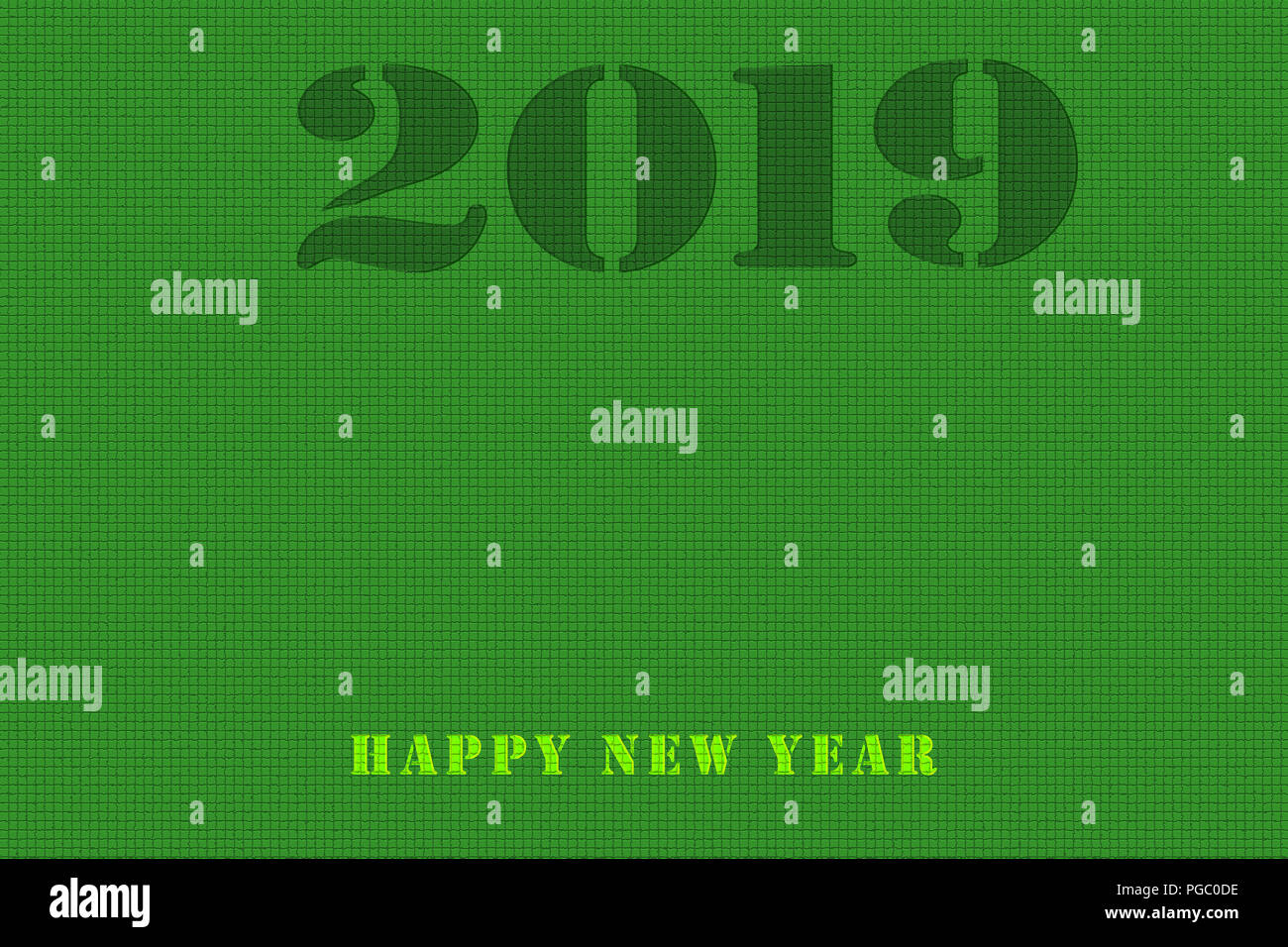 Green Relay Background New Year's Eve 2019 Stock Photo - Alamy