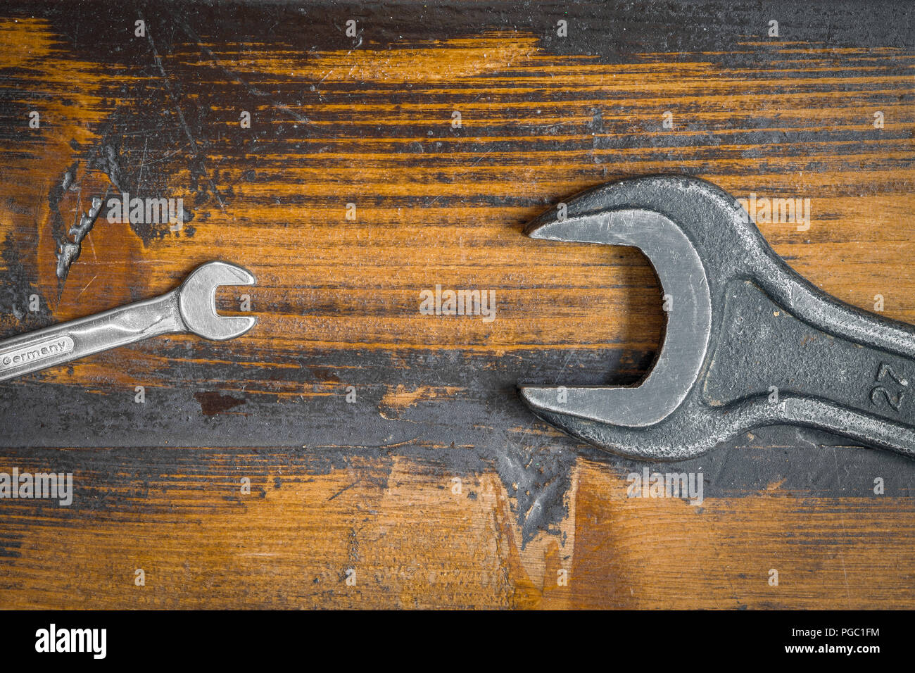 Two Wrenches High Resolution Stock Photography and Images - Alamy