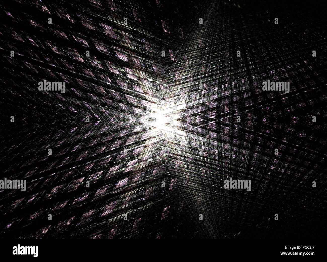 Abstract fractal patterns and shapes. Fractal texture. The colors in ...