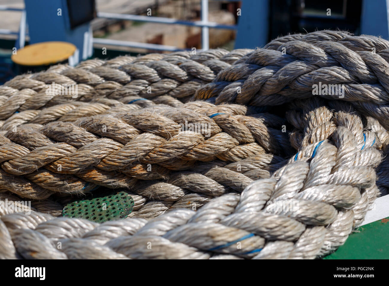 Closeup Ships Rope Texture High Resolution Stock Photography and Images ...