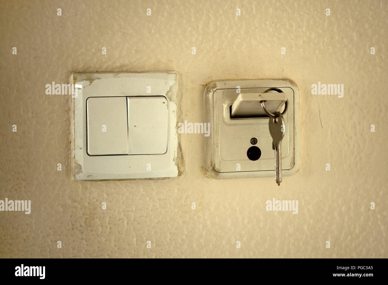 Keycard slot lock hi-res stock photography and images - Alamy