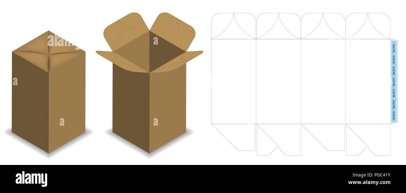 Wine bottle box Stock Vector Images - Alamy