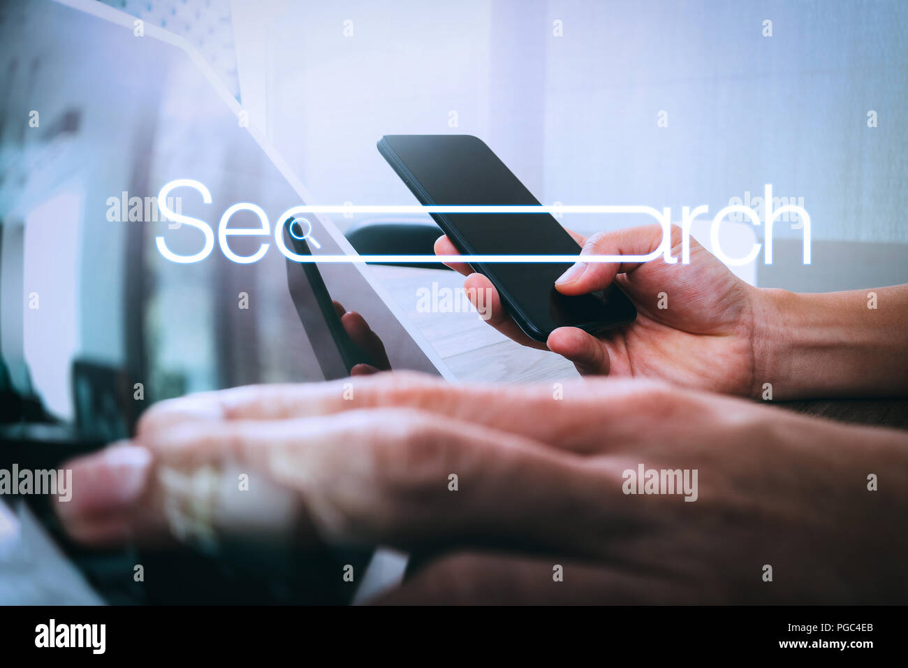 Searching Browsing Internet Data Information Networking Concept with ...