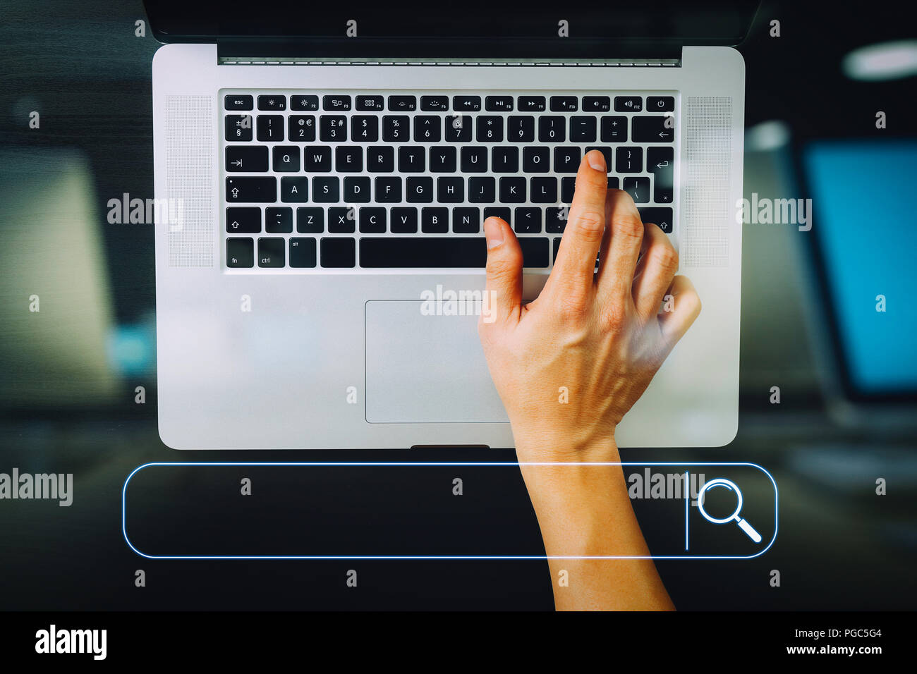 Searching Browsing Internet Data Information Networking Concept with ...