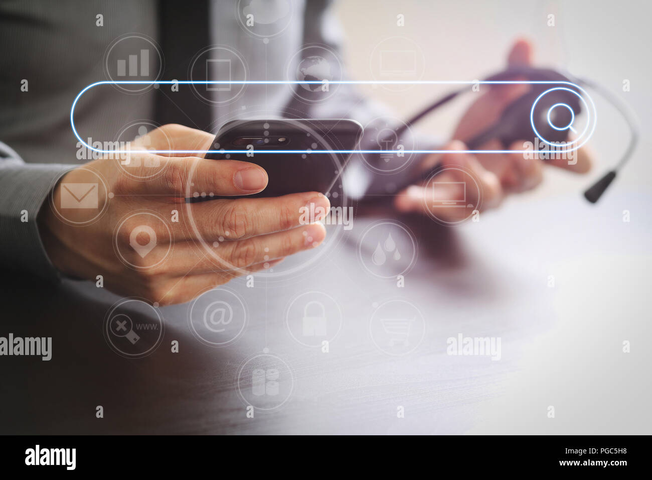 Searching Browsing Internet Data Information Networking Concept with ...