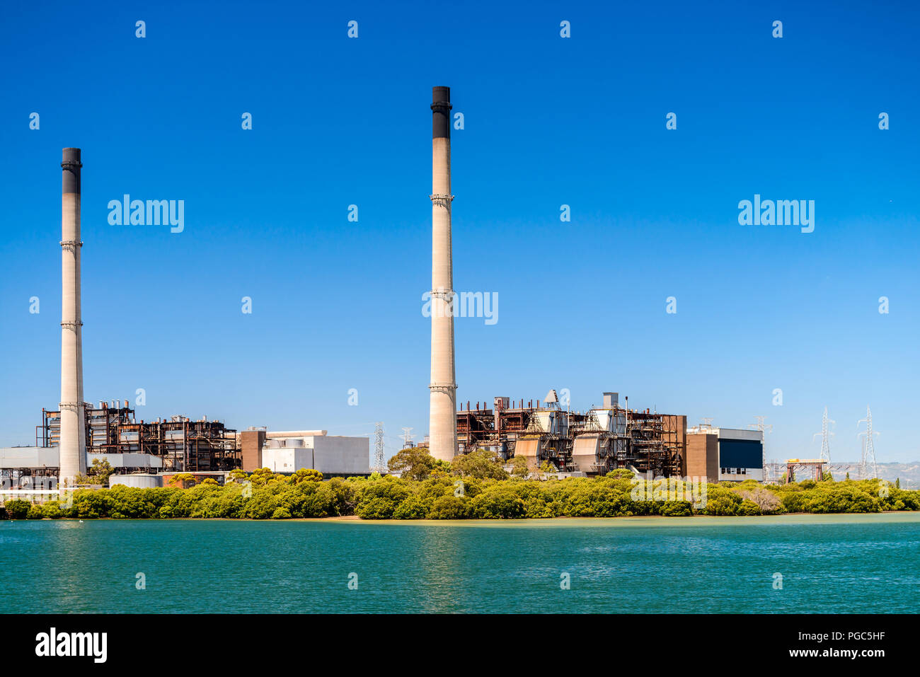 Natural gas-fired electricity power station in Port Adelaide, Torrens ...