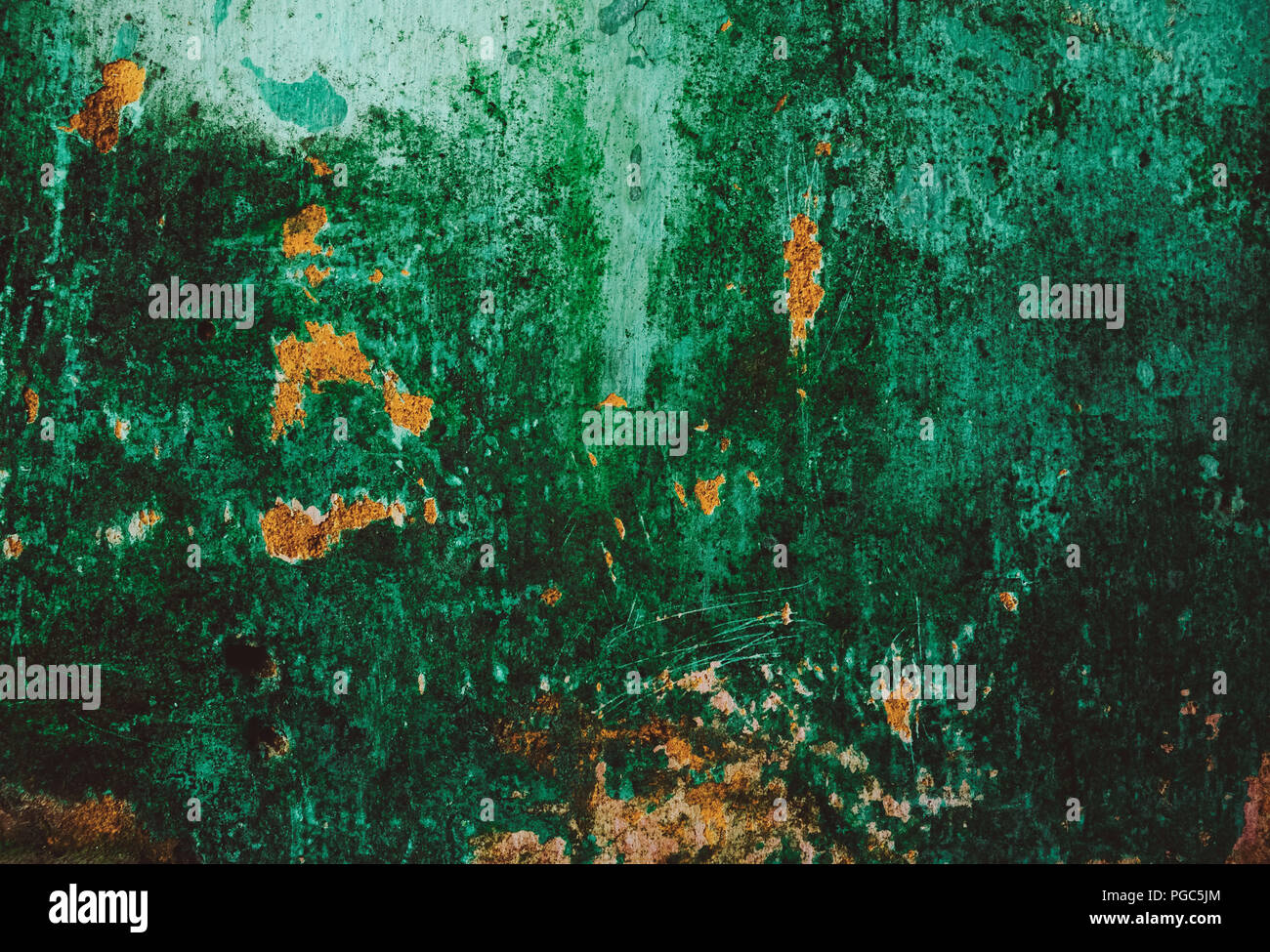 Old, abandoned, colorful and aged wall/metal texture/background Stock ...