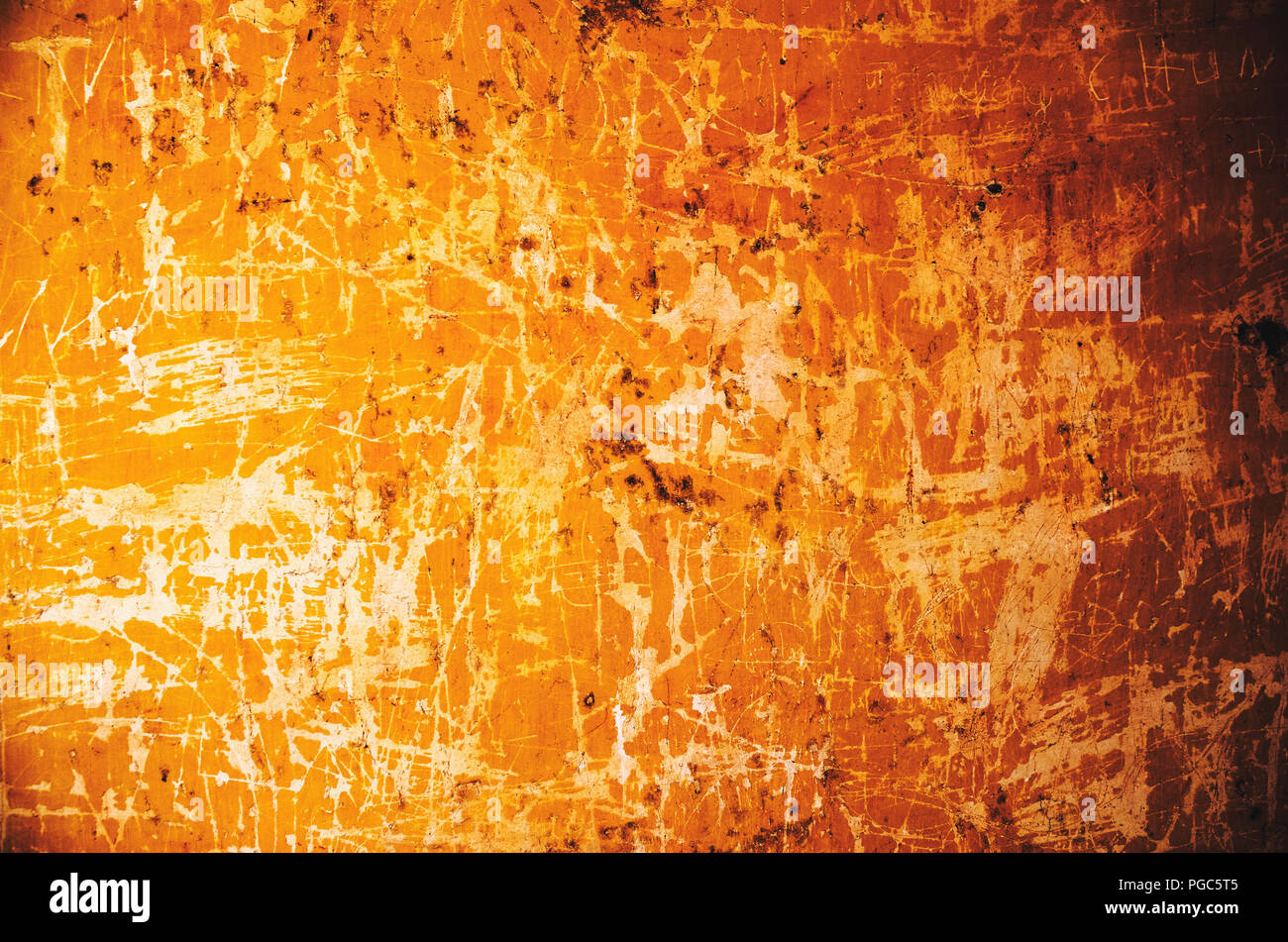 Old, abandoned, colorful and aged wall/metal texture/background Stock ...