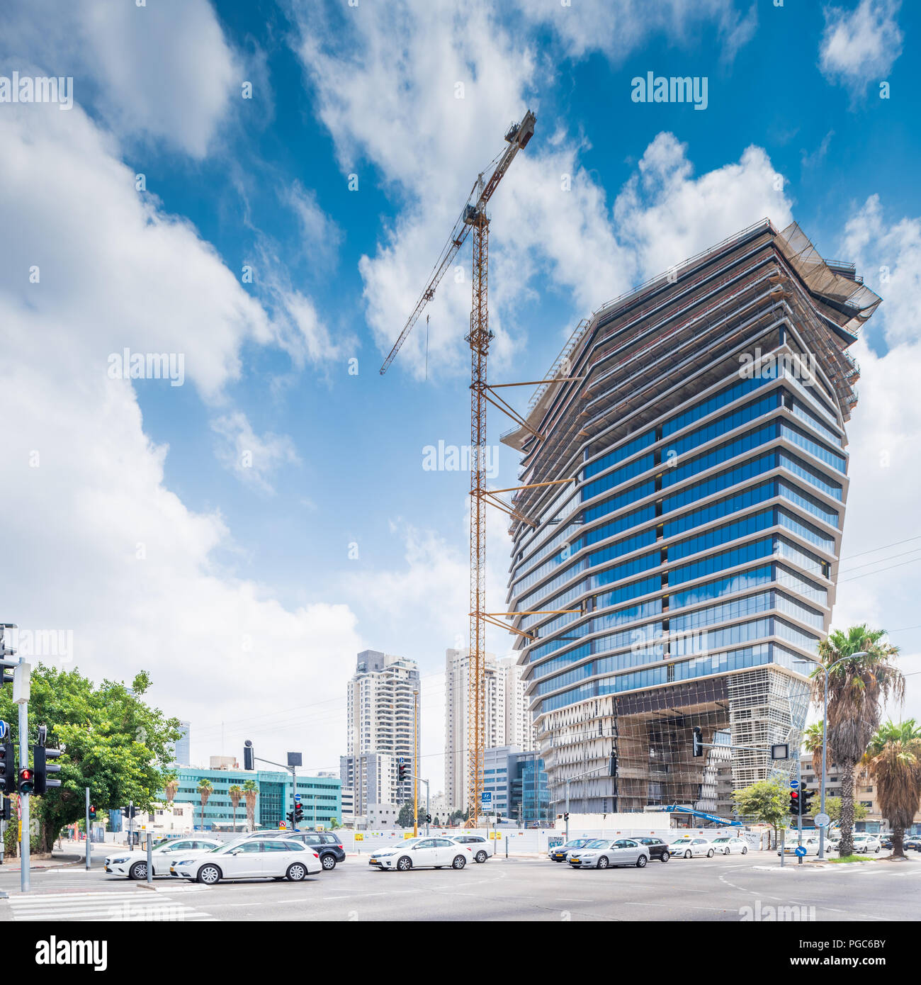 Israel, Tel Aviv - 14 July 2018: Ron Arad architects Toha office ...
