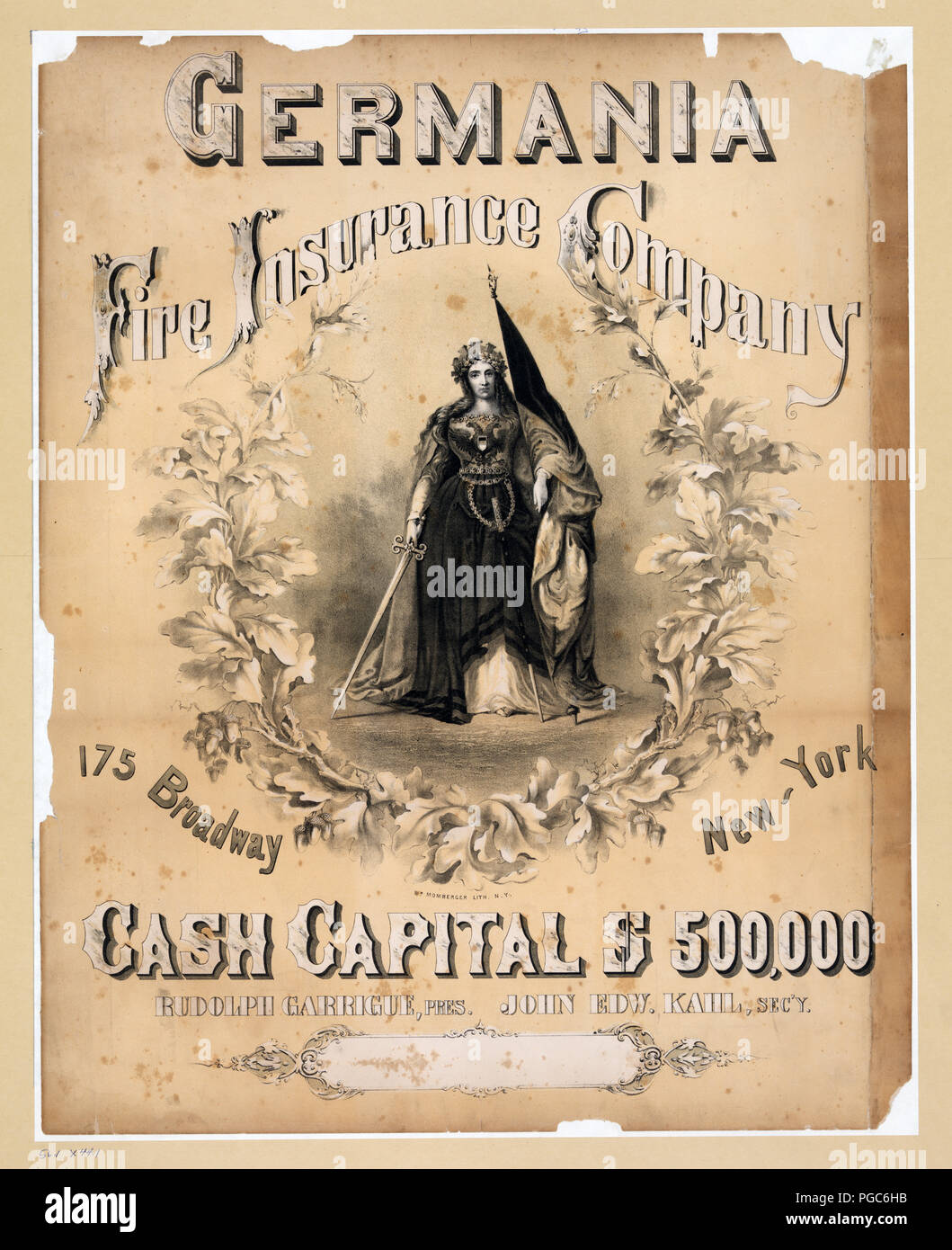 Insurance company 19th century hi-res stock photography and images - Alamy