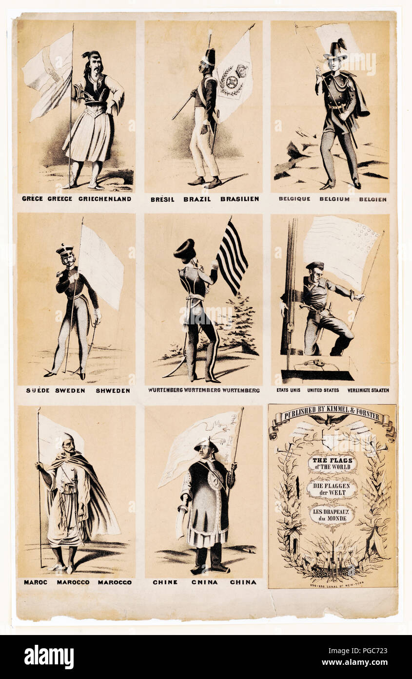 1800s world flags hi-res stock photography and images - Alamy
