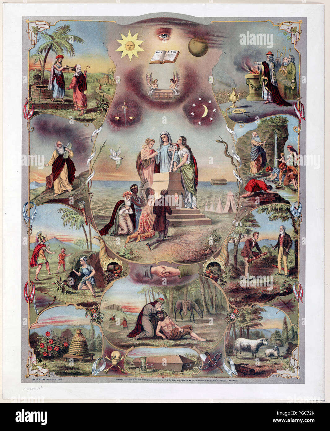 Four allegorical scenes hi-res stock photography and images - Alamy