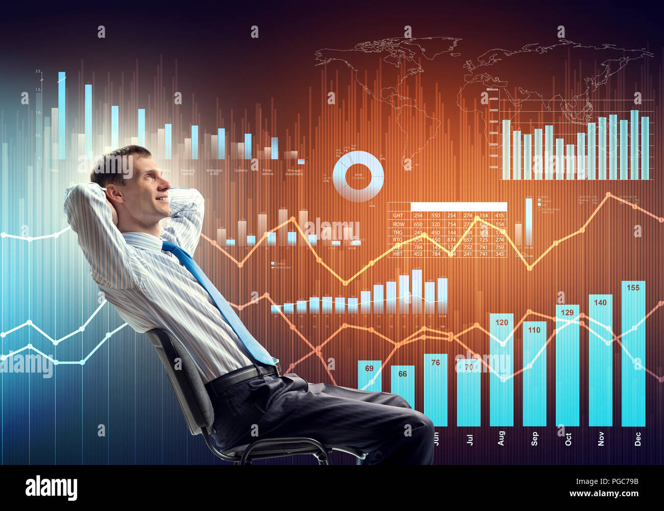 Relaxed business approach hi-res stock photography and images - Alamy