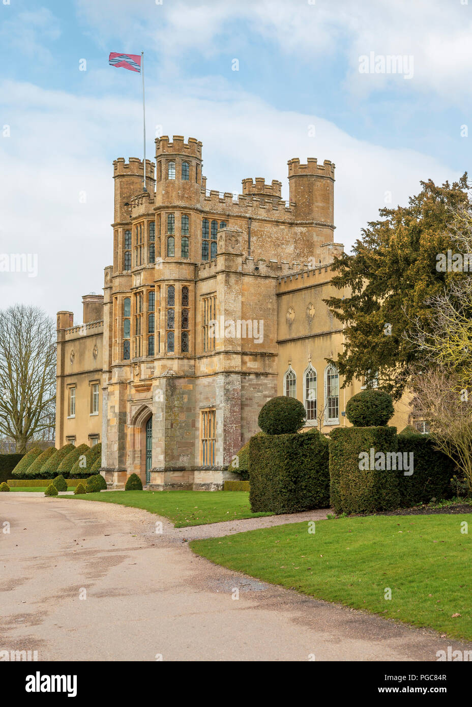 Views of the famous Coughton Court near Alcester, Warwickshire Stock ...