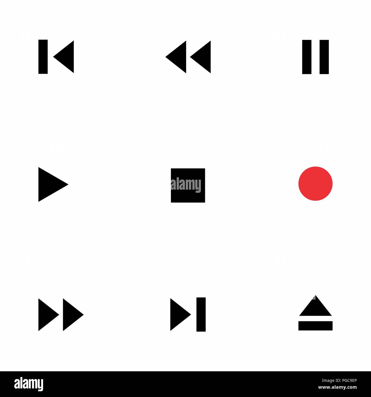 Audio video sound icon Cut Out Stock Images & Pictures - Alamy