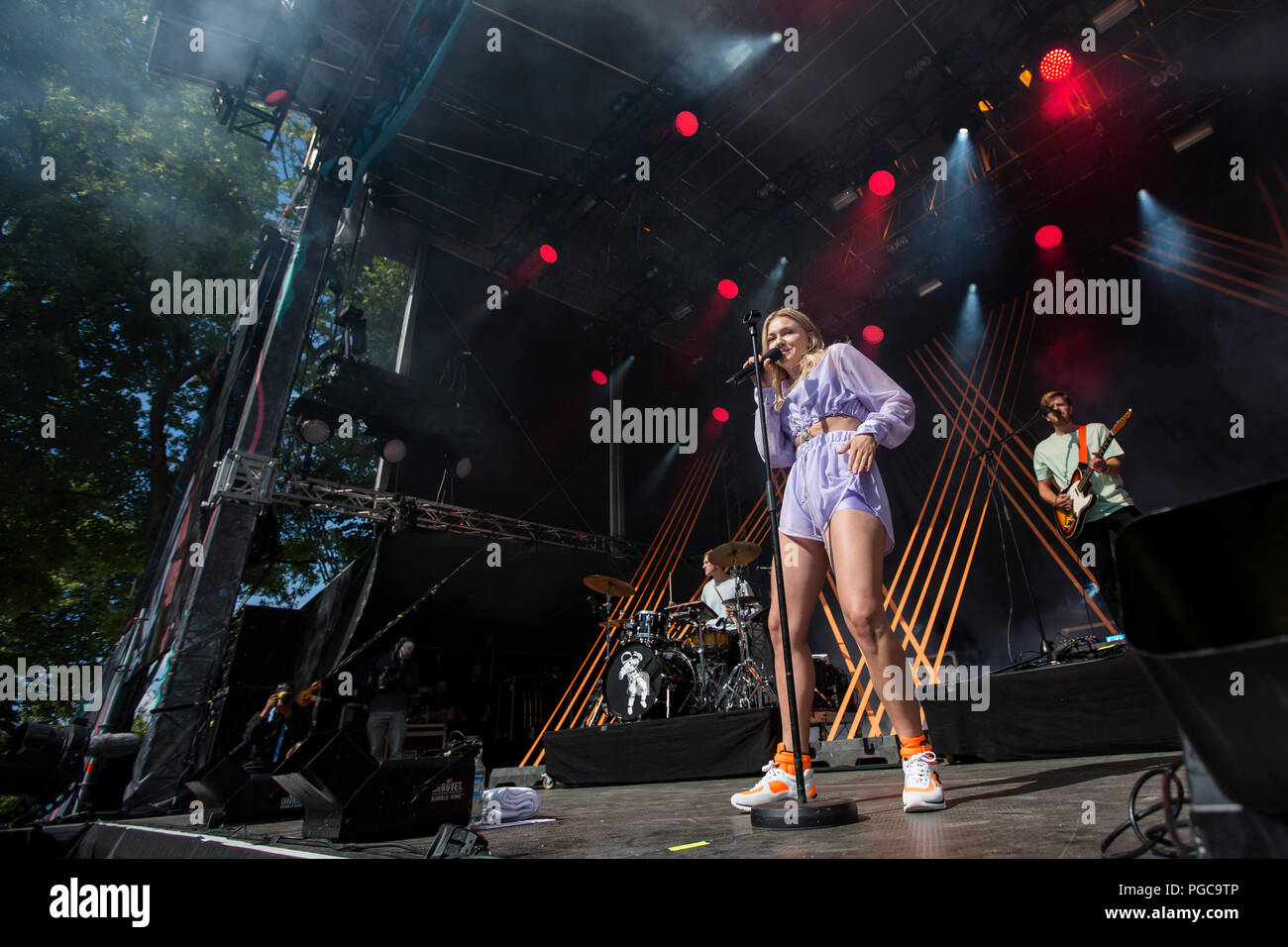 Norway, Bergen - June 16, 2018. The Norwegian singer, songwriter and ...
