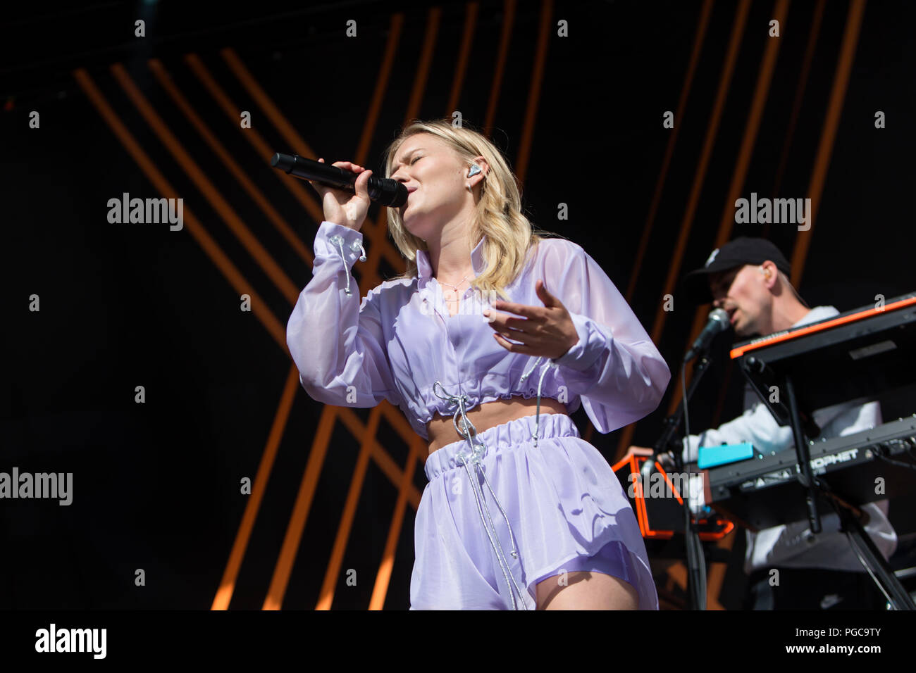 Norway, Bergen - June 16, 2018. The Norwegian singer, songwriter and ...