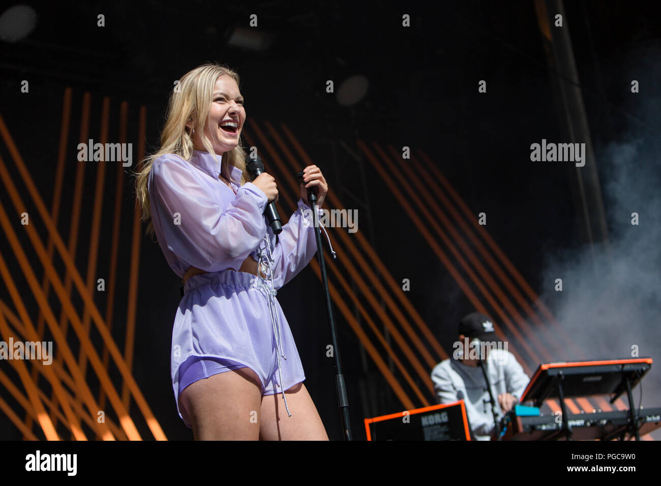 Norway, Bergen - June 16, 2018. The Norwegian singer, songwriter and ...