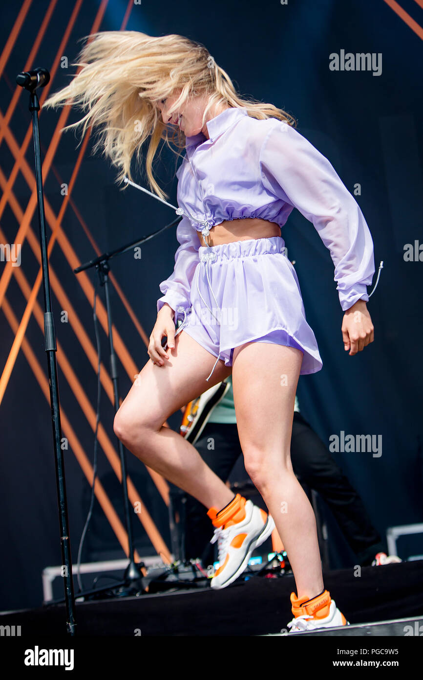 Norway, Bergen - June 16, 2018. The Norwegian singer, songwriter and ...