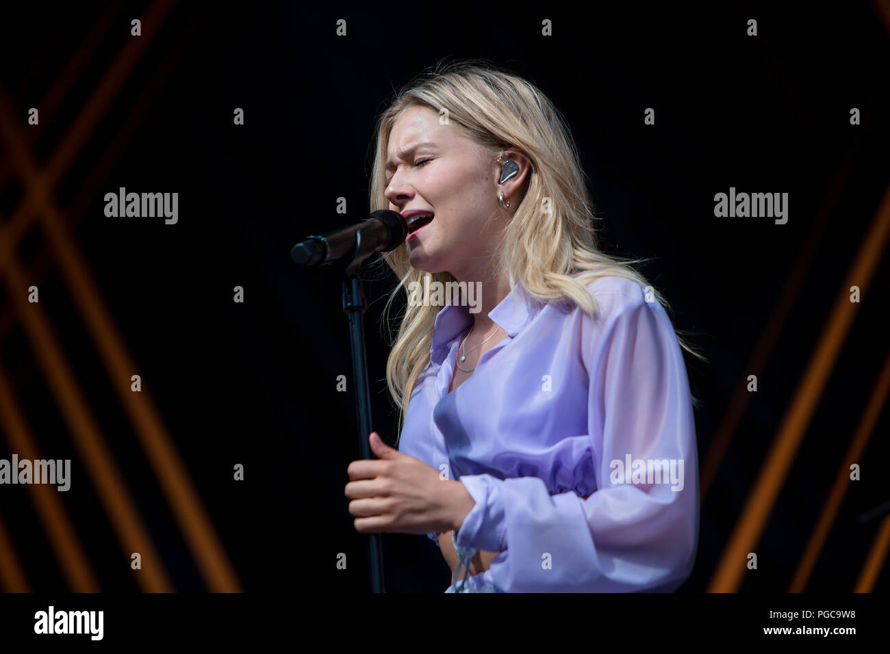 Norway, Bergen - June 16, 2018. The Norwegian singer, songwriter and ...