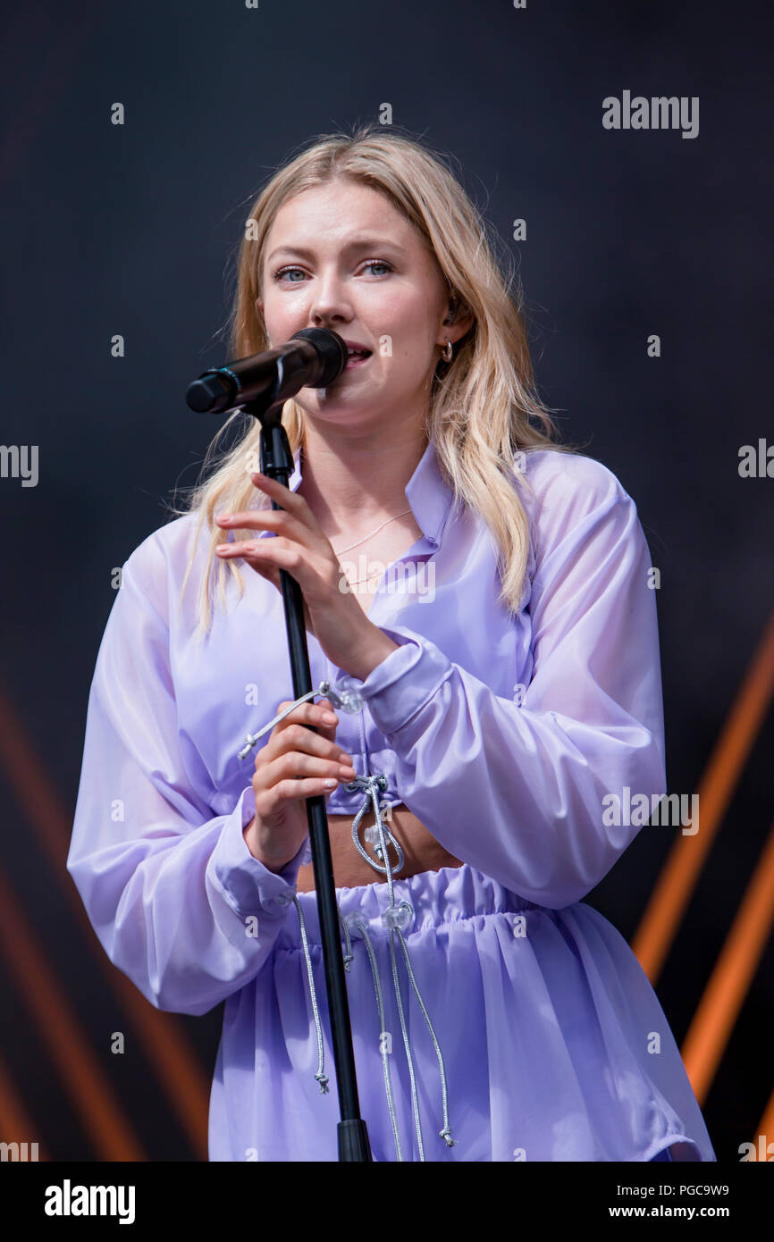 Norway, Bergen - June 16, 2018. The Norwegian singer, songwriter and ...