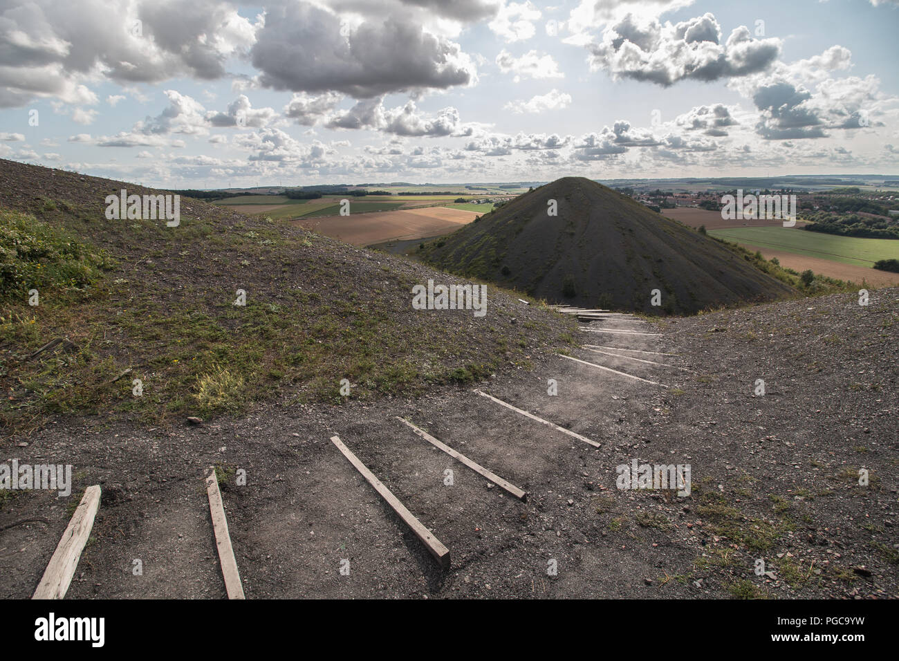 Les Terrils Jumeaux Stock Photo - Alamy