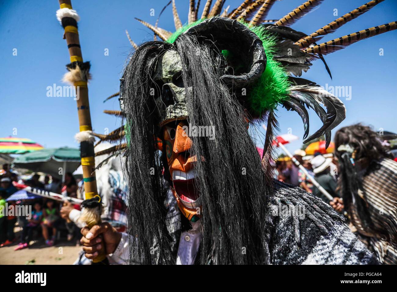 The Pharisees of the Yaqui tribe perform a mask burning ritual during ...