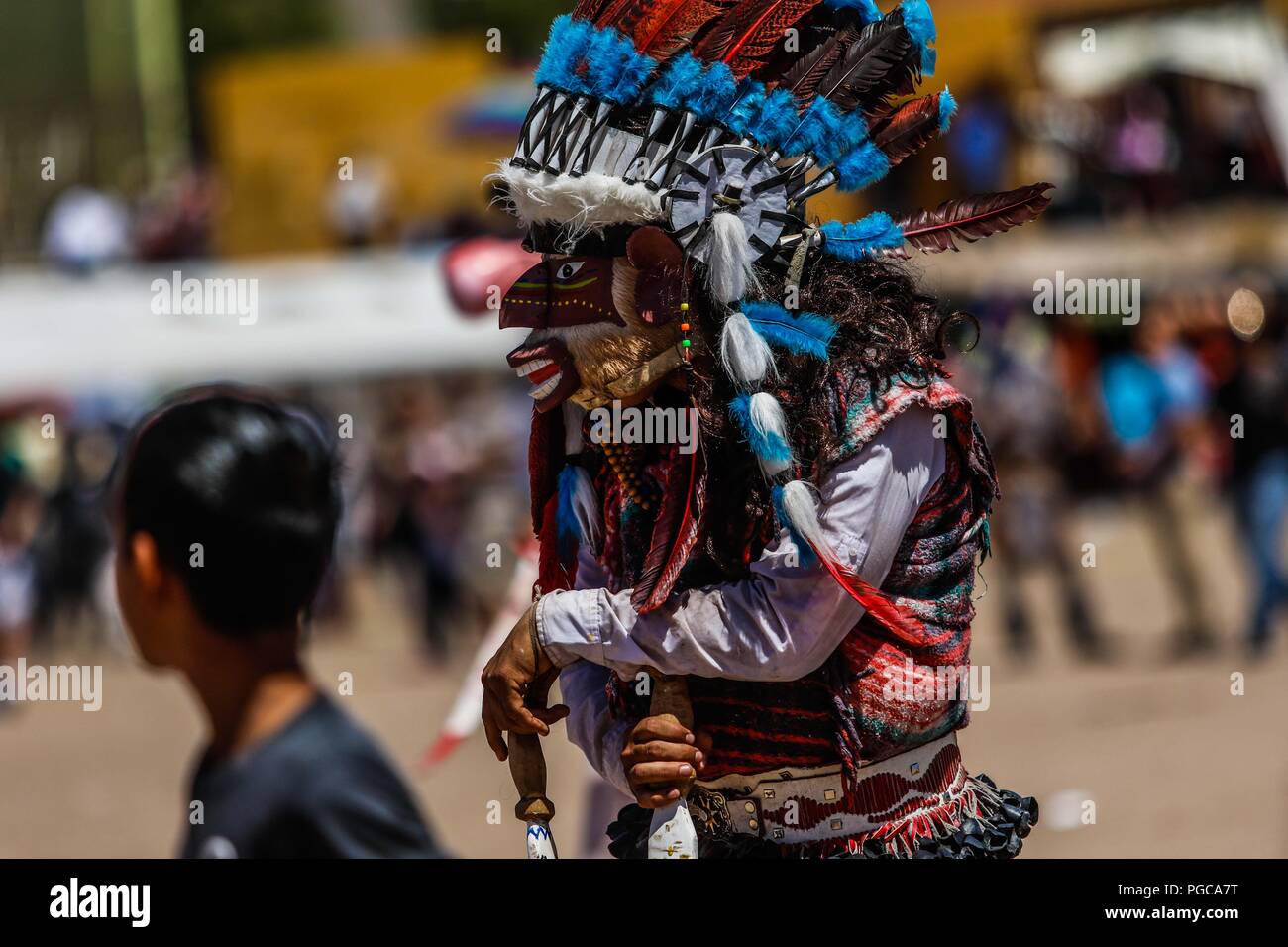 The Pharisees of the Yaqui tribe perform a mask burning ritual during ...