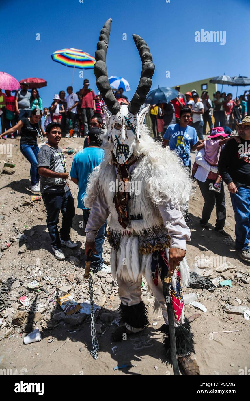 The Pharisees of the Yaqui tribe perform a mask burning ritual during ...